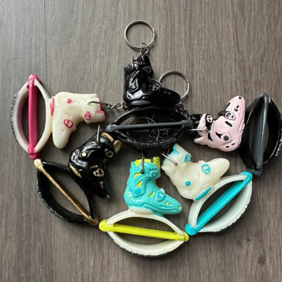 Fit Boots Mini Keychains – Fun Accessories for Fitness Lovers